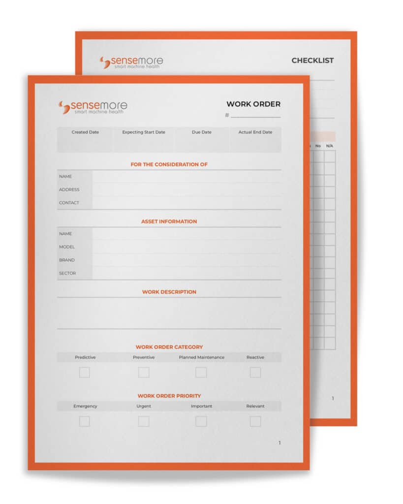 Network Troubleshooting Work Order Template - Sensemore